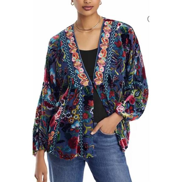 Johnny Was | Jackets & Coats | New Johnny Was Minto Burnout Jacket ...